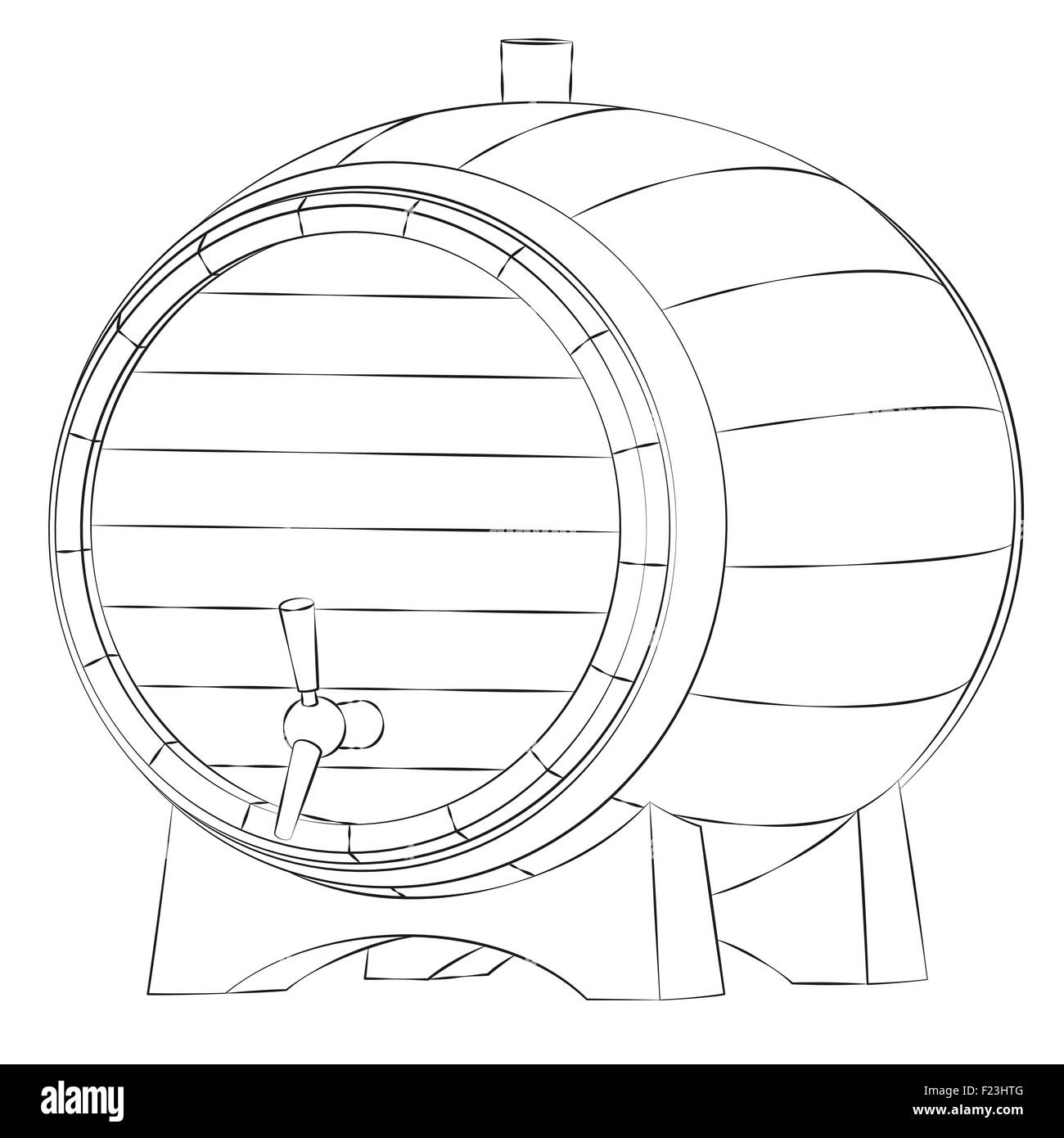 Isolated beer can silhouette Stock Vector Images - Alamy