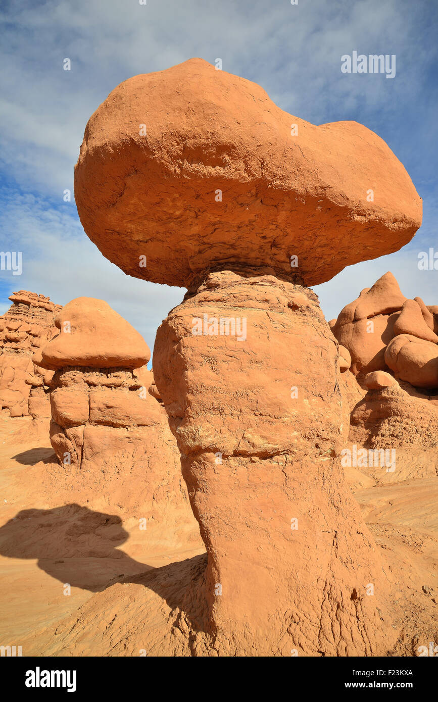 Hoodoos of all shapes and sizes in Goblin Valley State Park along the ...