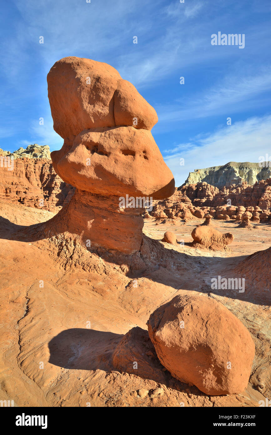 Hoodoos of all shapes and sizes in Goblin Valley State Park along the ...
