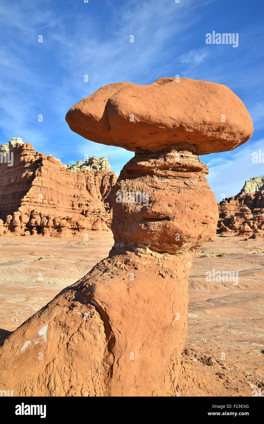 Hoodoos of all shapes and sizes in Goblin Valley State Park along the ...