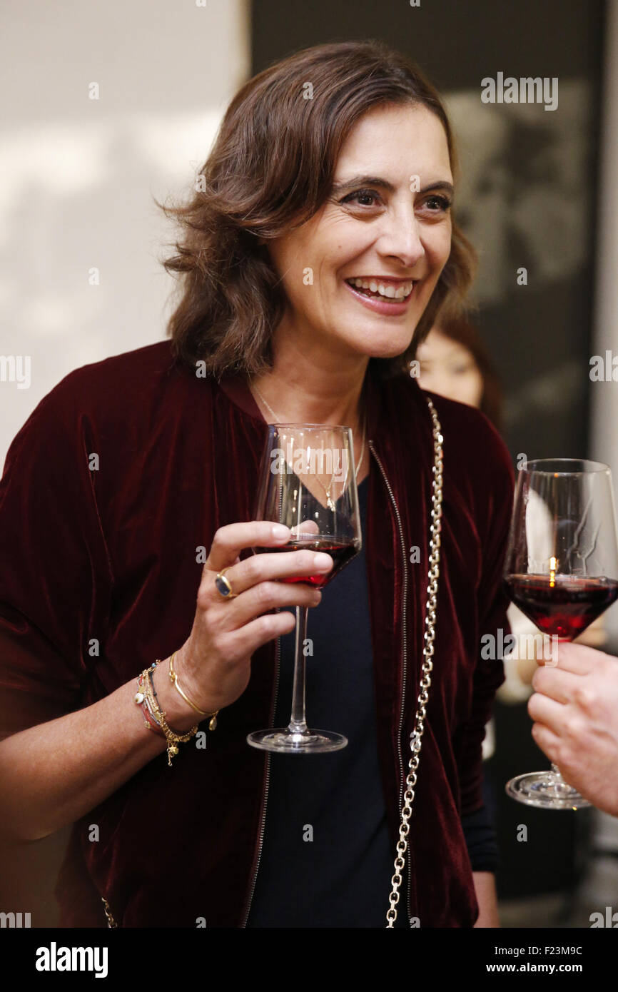 French fashion designer and former model Ines de la Fressange attends ...