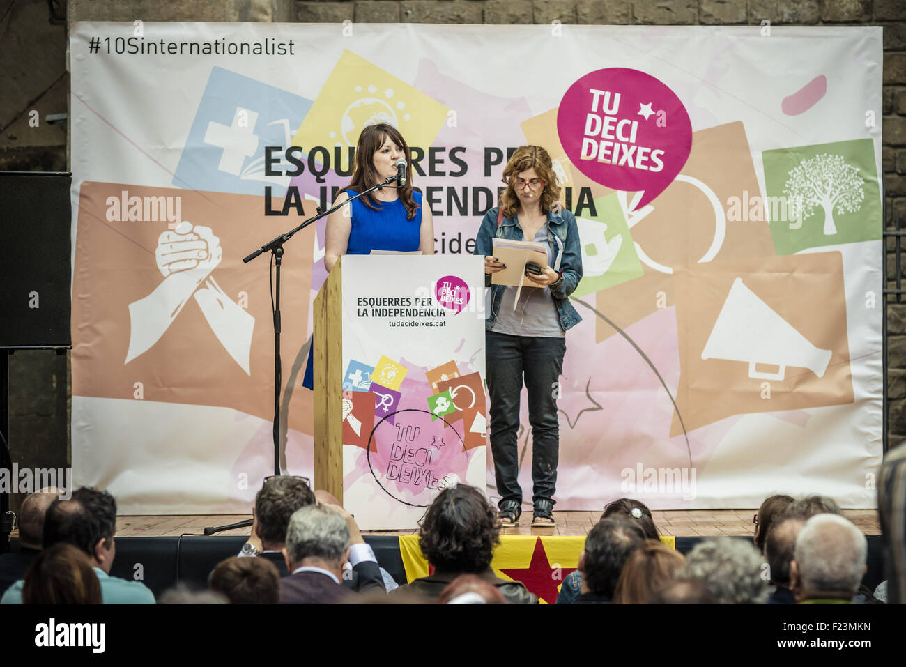 Barcelona, Catalonia, Spain. 10th Sep, 2015. NATALIE MCGARRY, member of ...