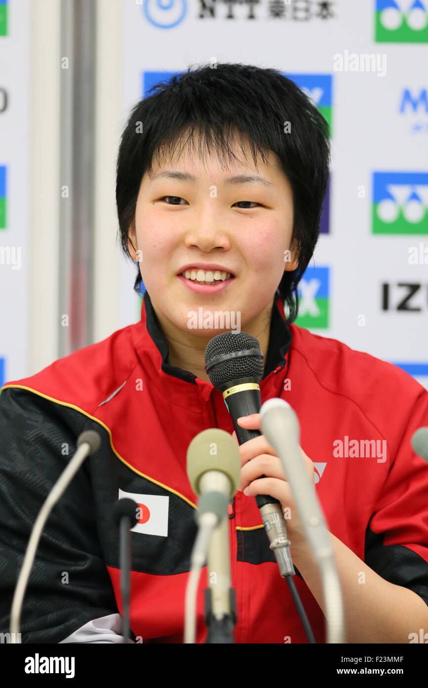 Tokyo Metropolitan Gymnasium, Tokyo, Japan. 10th Sep, 2015. Akane Yamaguchi (JPN), SEPTEMBER 10 ...