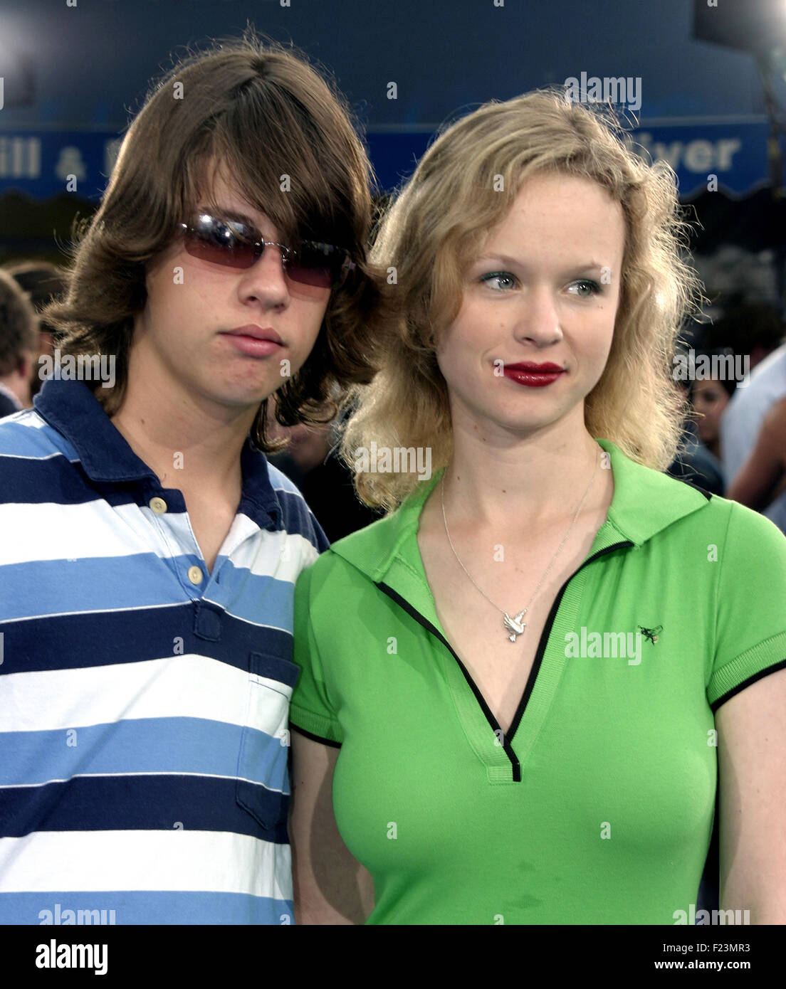 WESTWOOD, CA - JULY 07, 2004: Bolt Birch and Thora Birch at the World ...