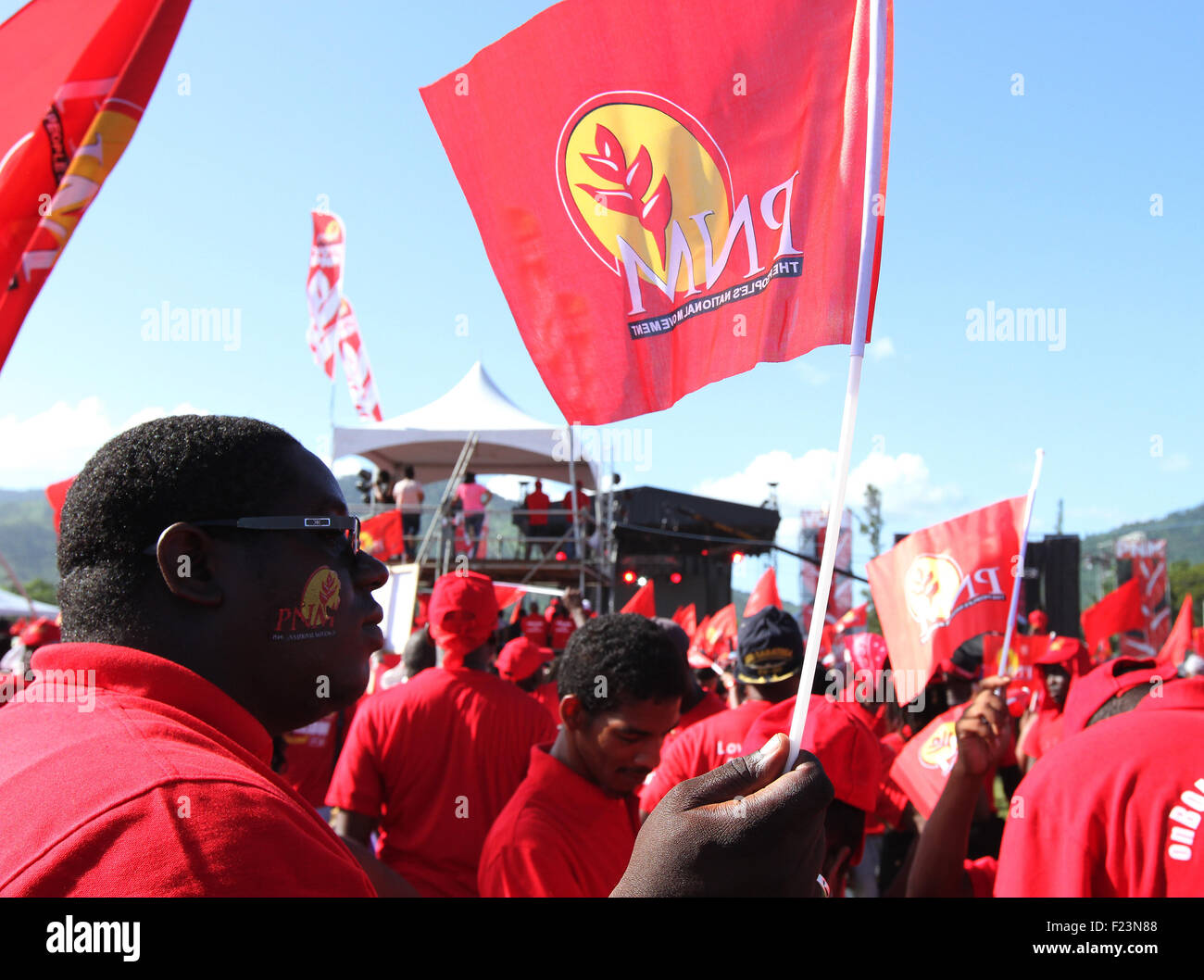 People's National Movement (PNM) political party held its final rally ...