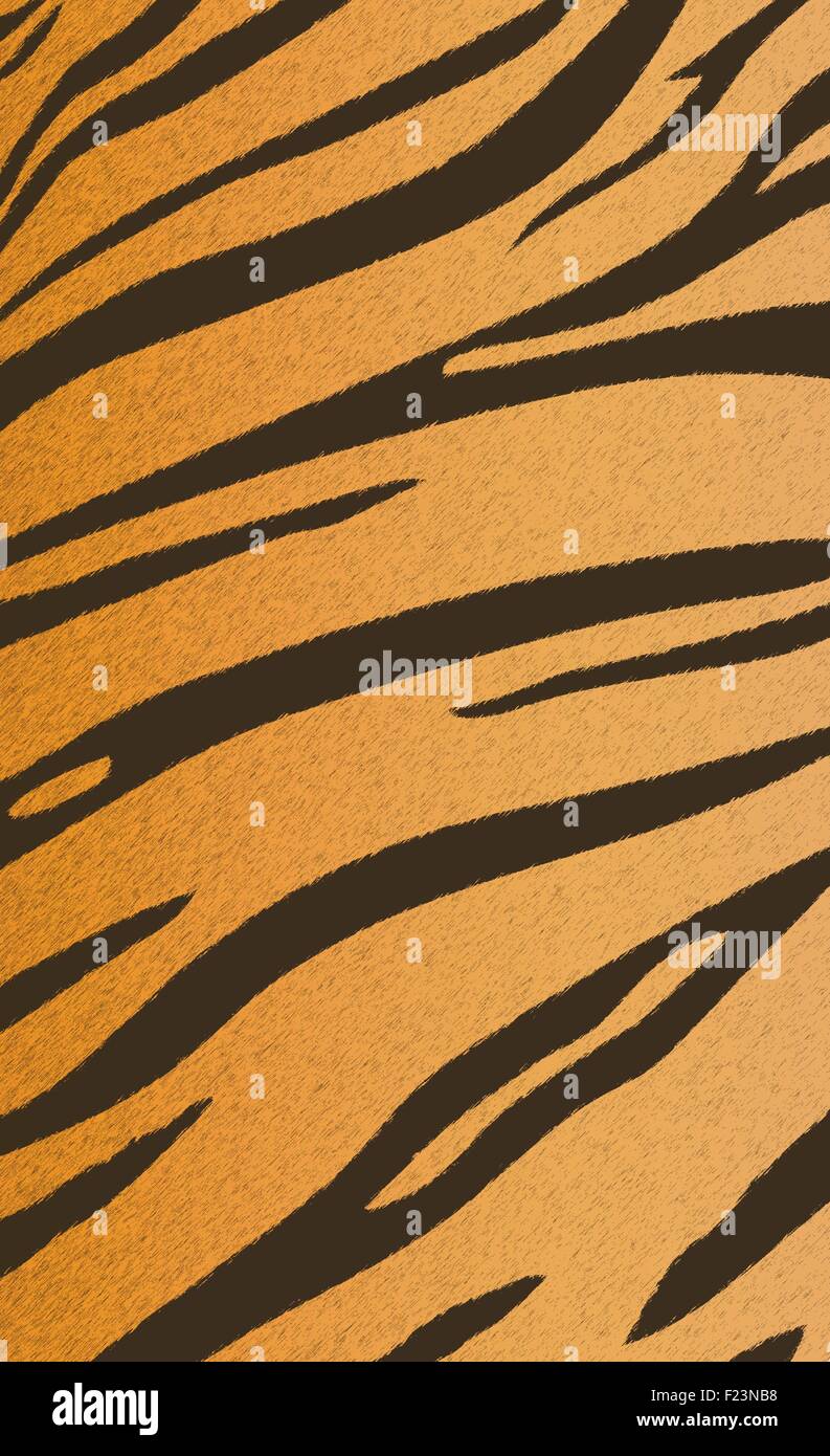 Vector illustration of bengal tiger stripe pattern Stock Vector Image ...