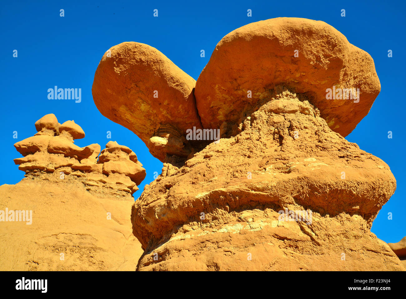 Hoodoos of all shapes and sizes in Goblin Valley State Park along the ...