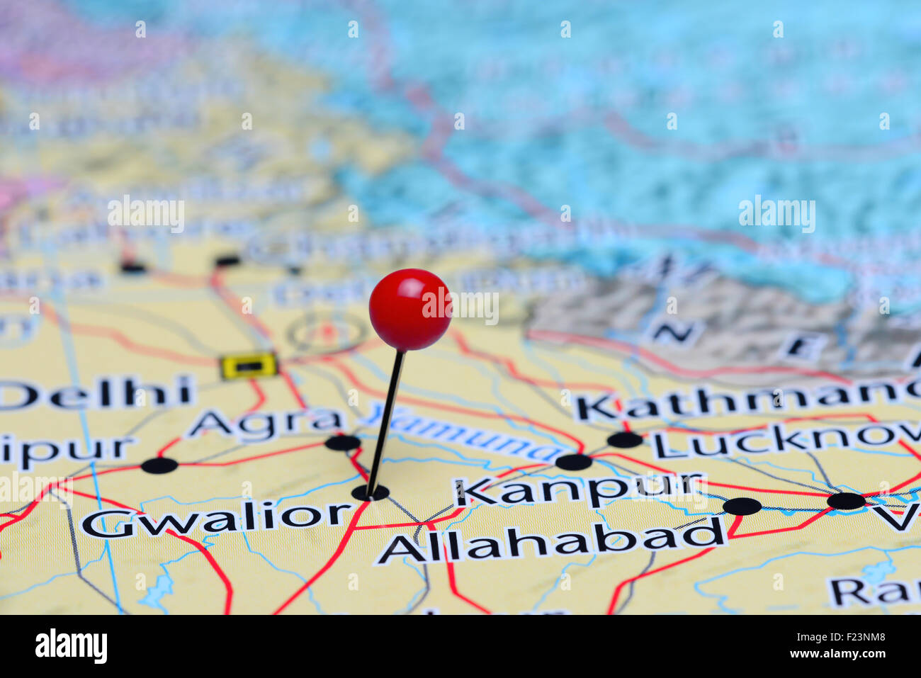Gwalior map hi-res stock photography and images - Alamy