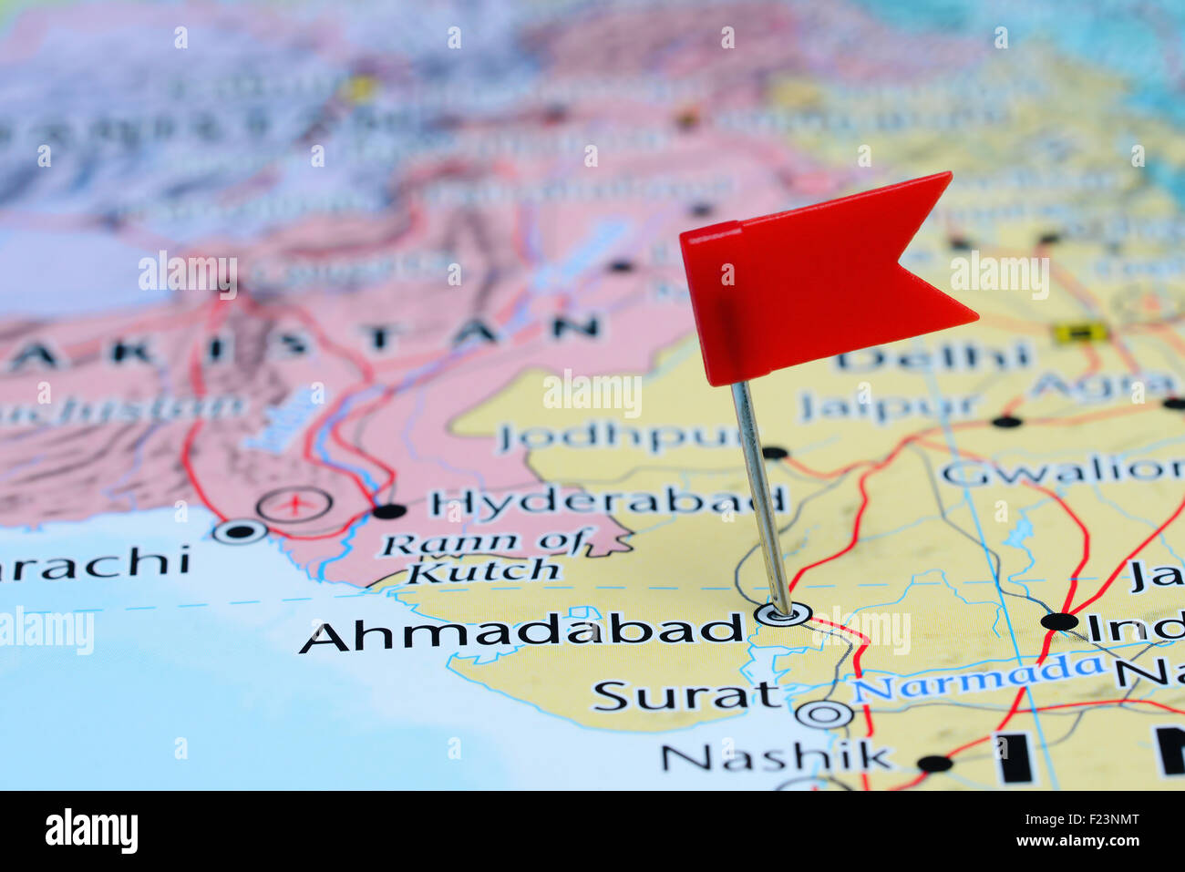 Ahmadabad city map india hi-res stock photography and images - Alamy