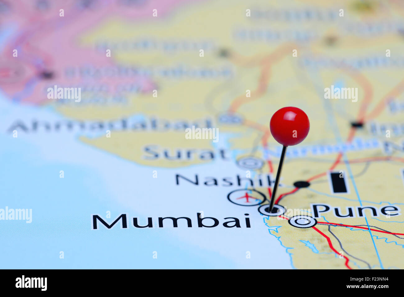 World map mumbai hi-res stock photography and images - Alamy