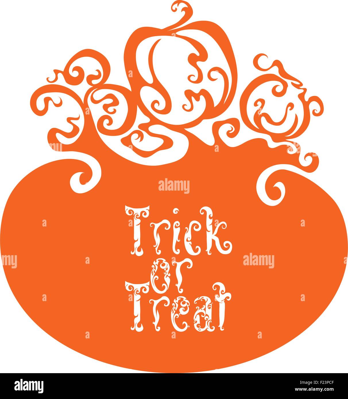 Boo Trick Or Treat card design Stock Vector Image & Art - Alamy