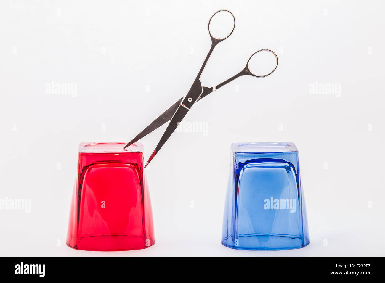 Suspended scissors hi-res stock photography and images - Alamy