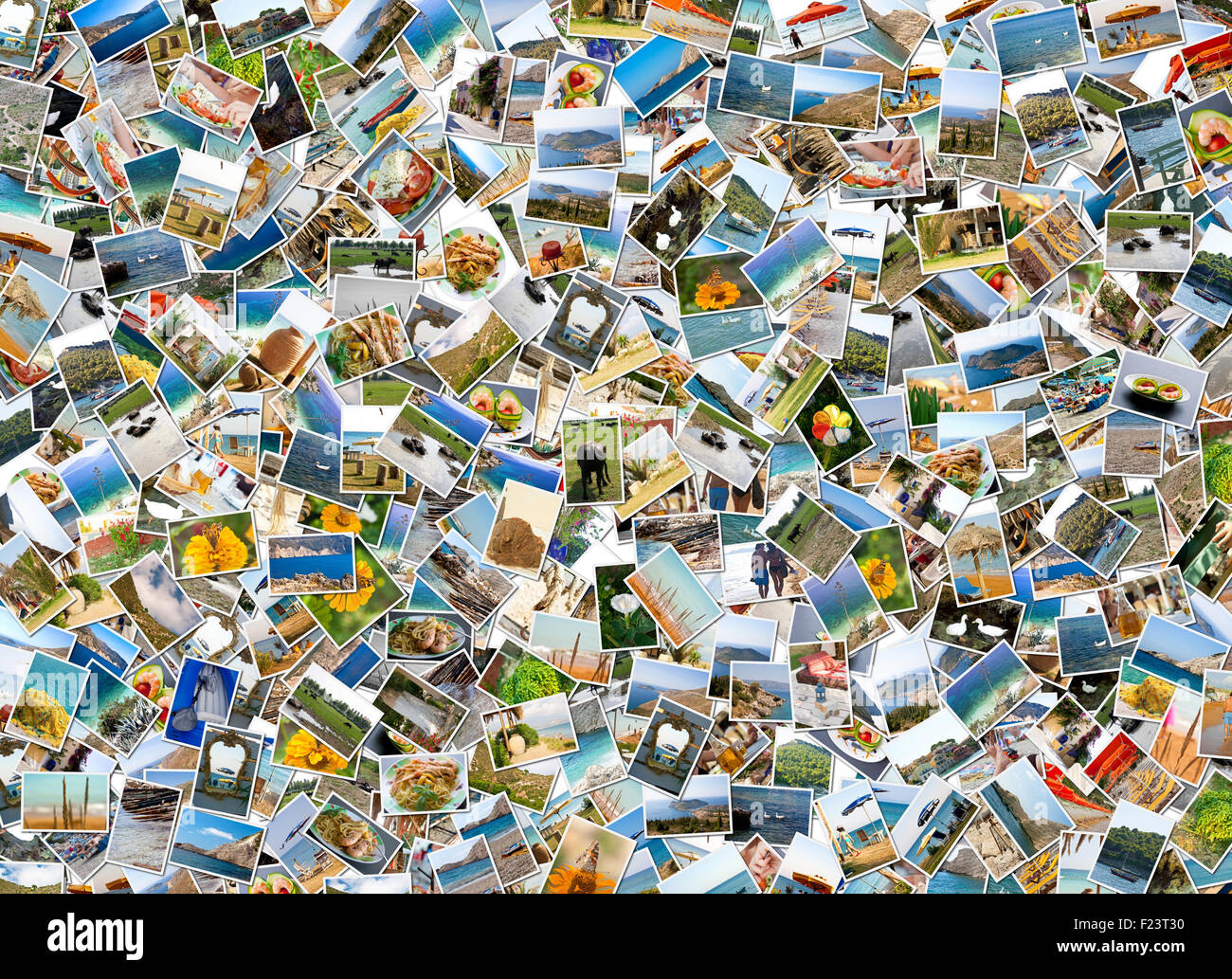 Background surface filled with a variety photos Stock Photo - Alamy