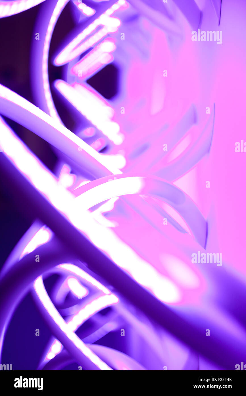 Photo of purple neon light Stock Photo - Alamy