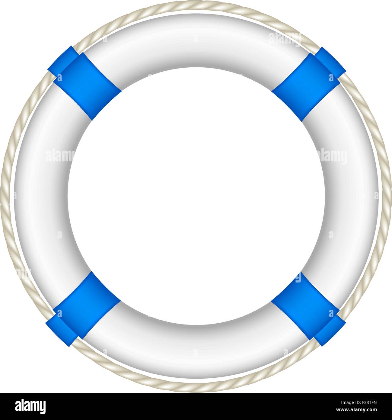 Blue lifebelt Stock Vector Images - Alamy