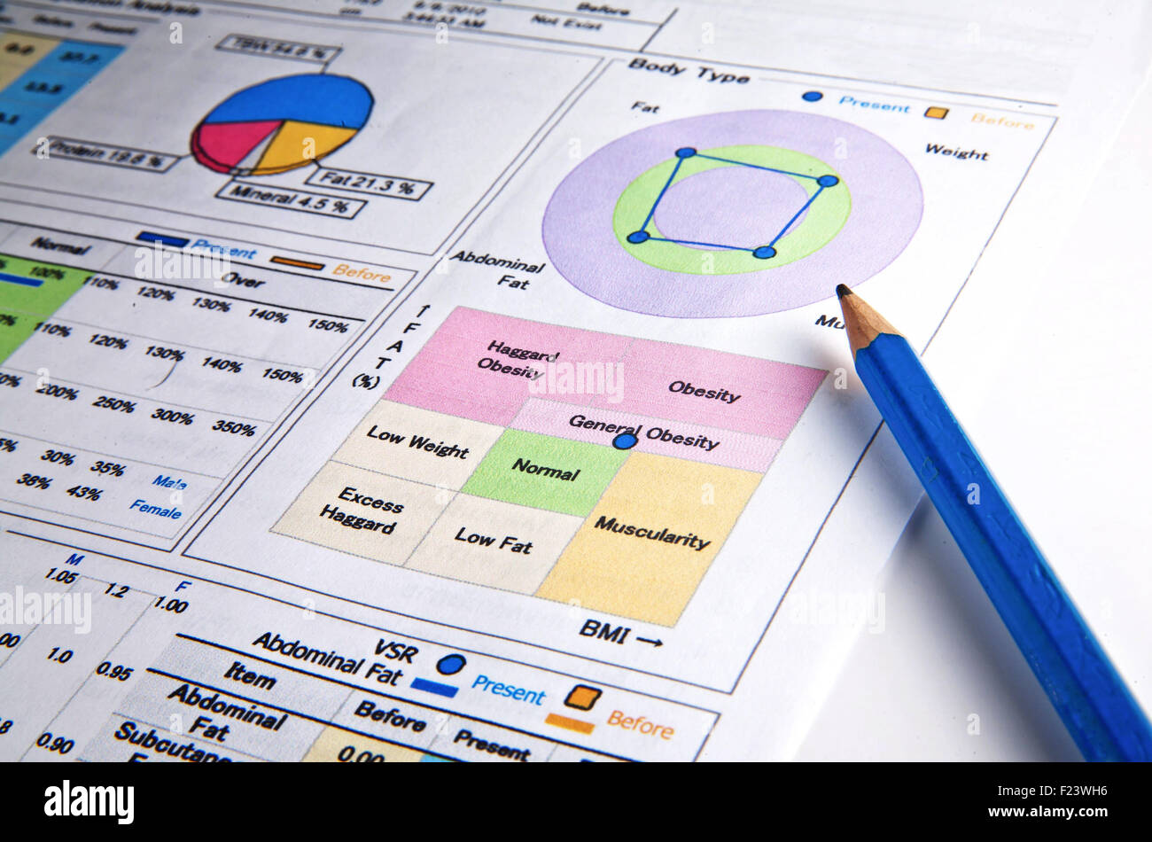 Analysis of body composition Stock Photo - Alamy