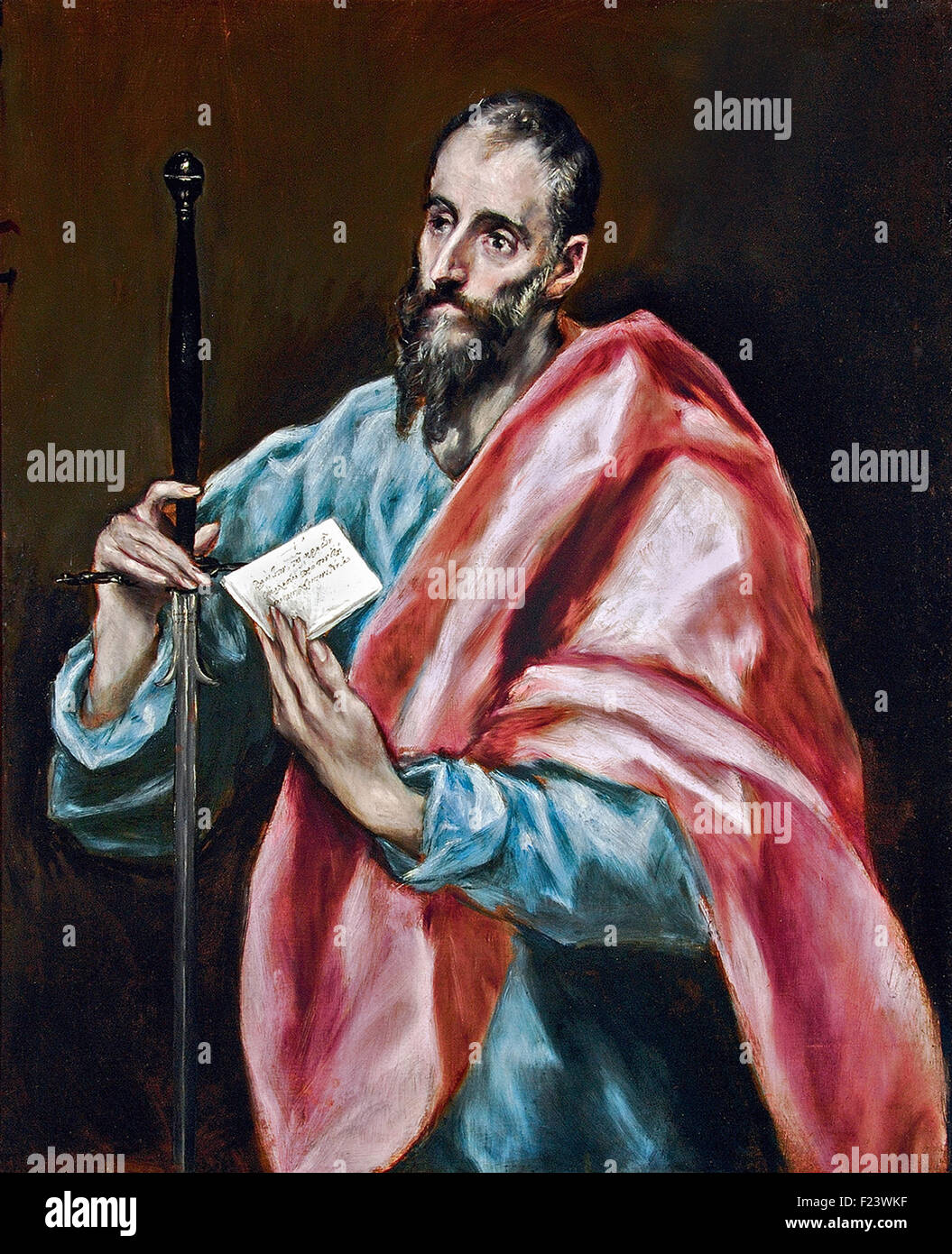 El Greco - Saint Paul 06 Stock Photo - Alamy