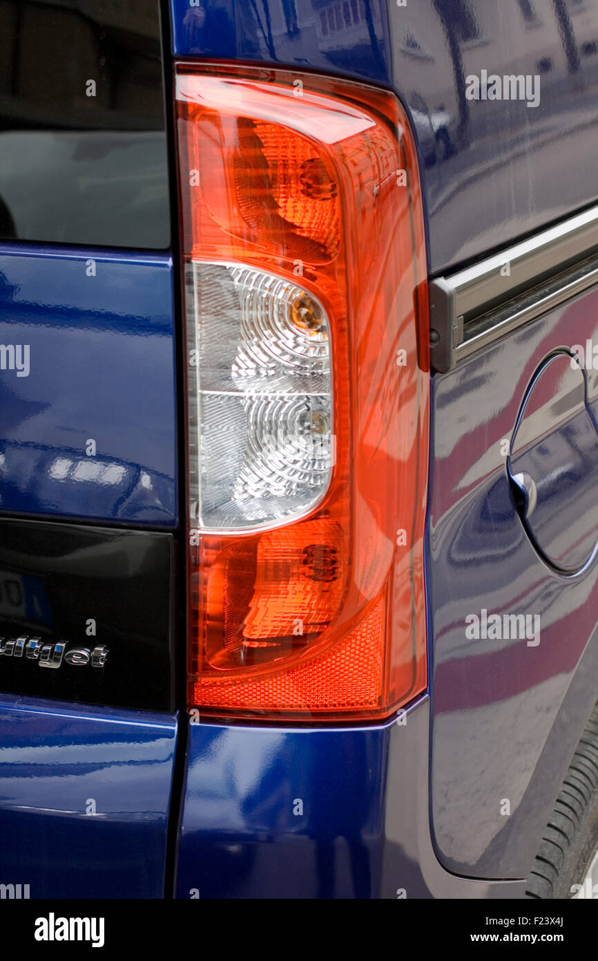 Photo of a Car Light - Blue car Stock Photo - Alamy