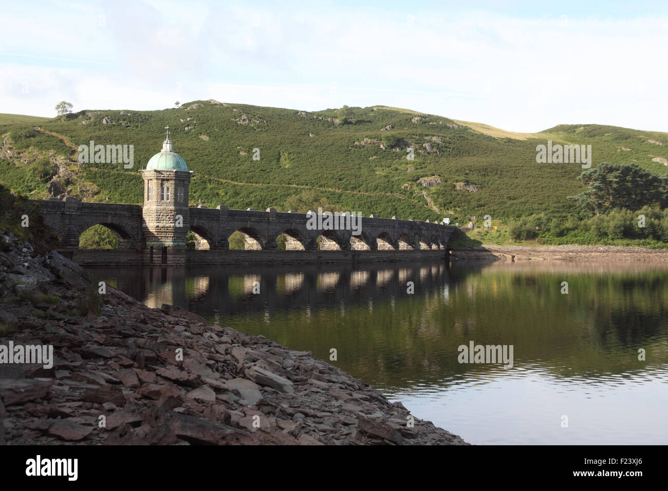 Craig goch dam -the highest dam in the elan valley at 300 metres Stock ...