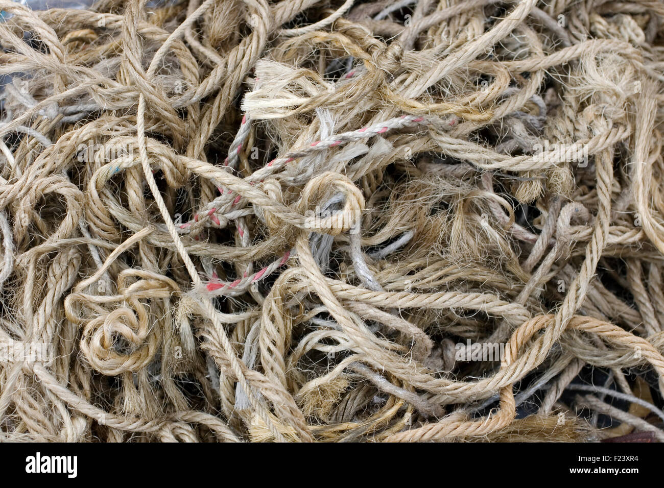 Photo of hemp old rope Stock Photo - Alamy