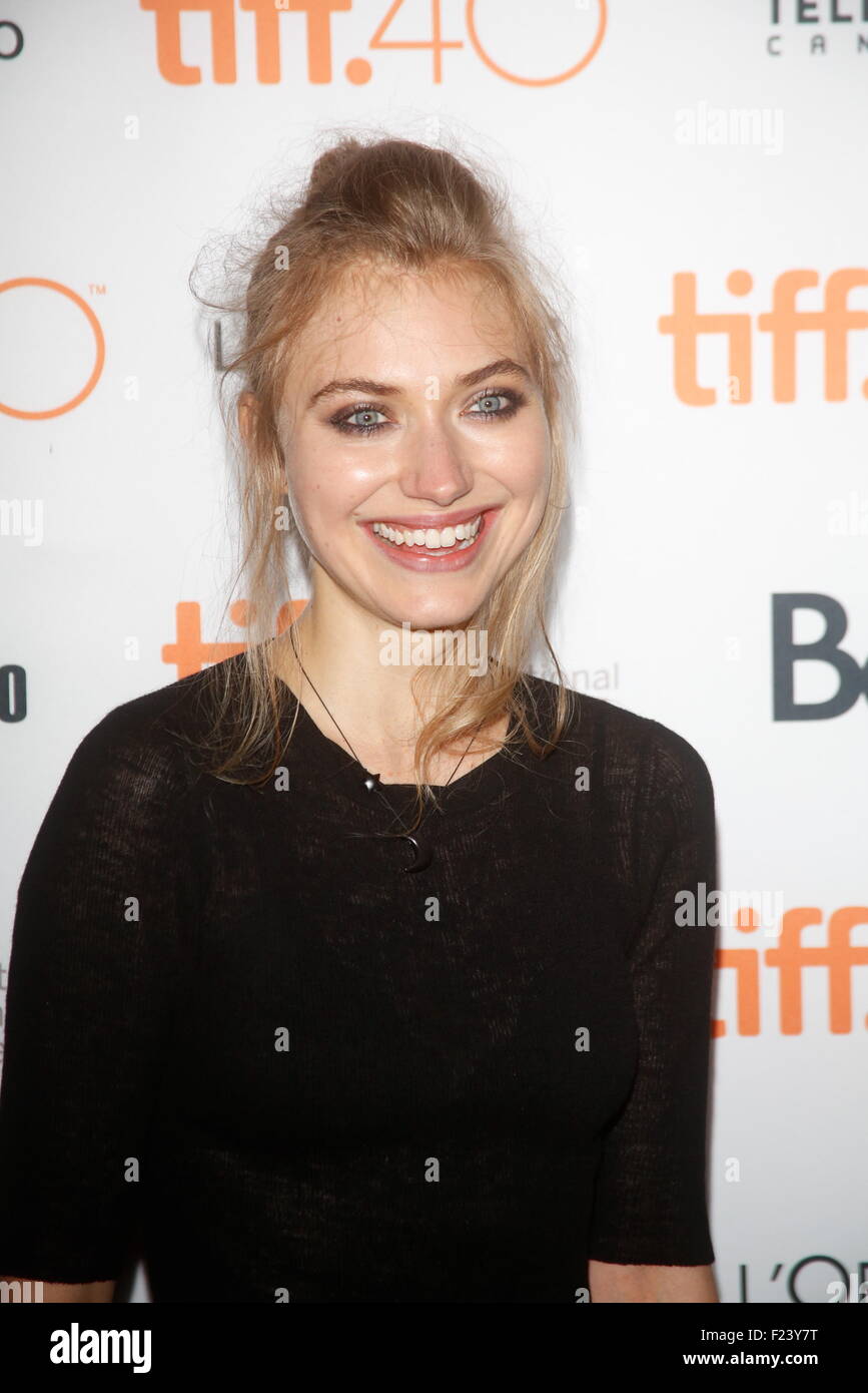 Actress imogen poots attends premiere hi-res stock photography and ...