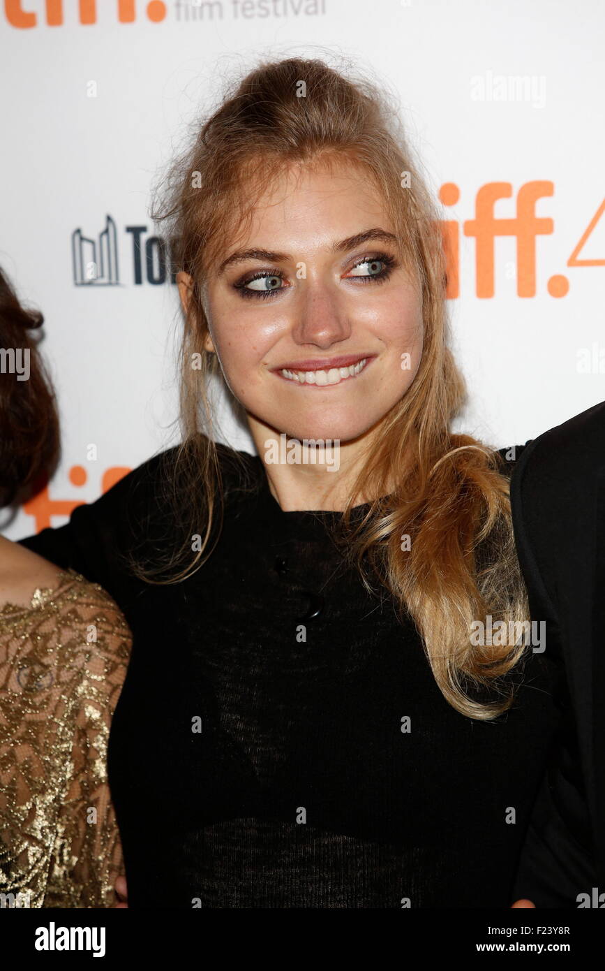 Toronto, Canada. 10th September, 2015. Actress Imogen Poots attends the ...