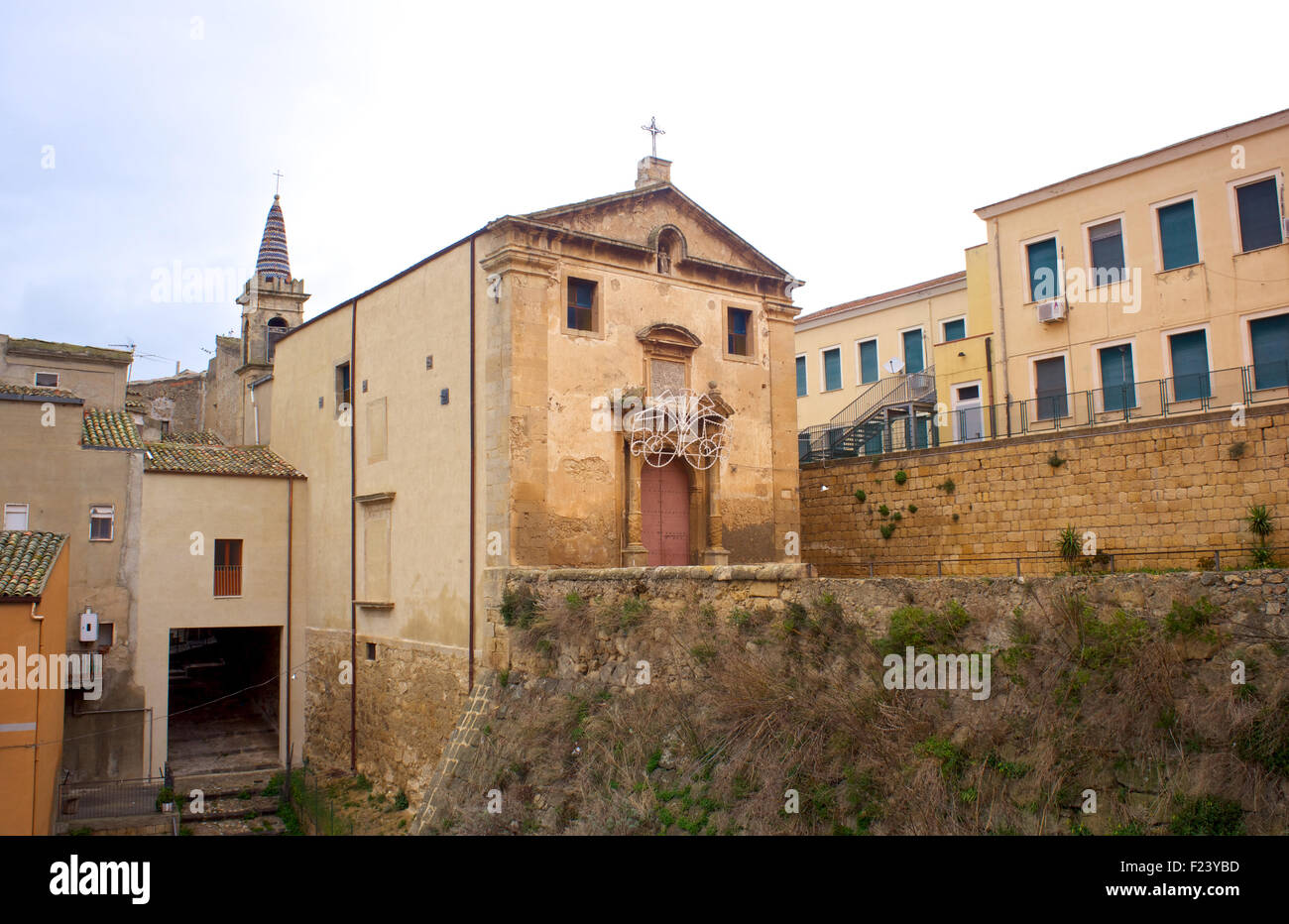 View of a Church, Leonforte - Sicily, Italy Stock Photo - Alamy