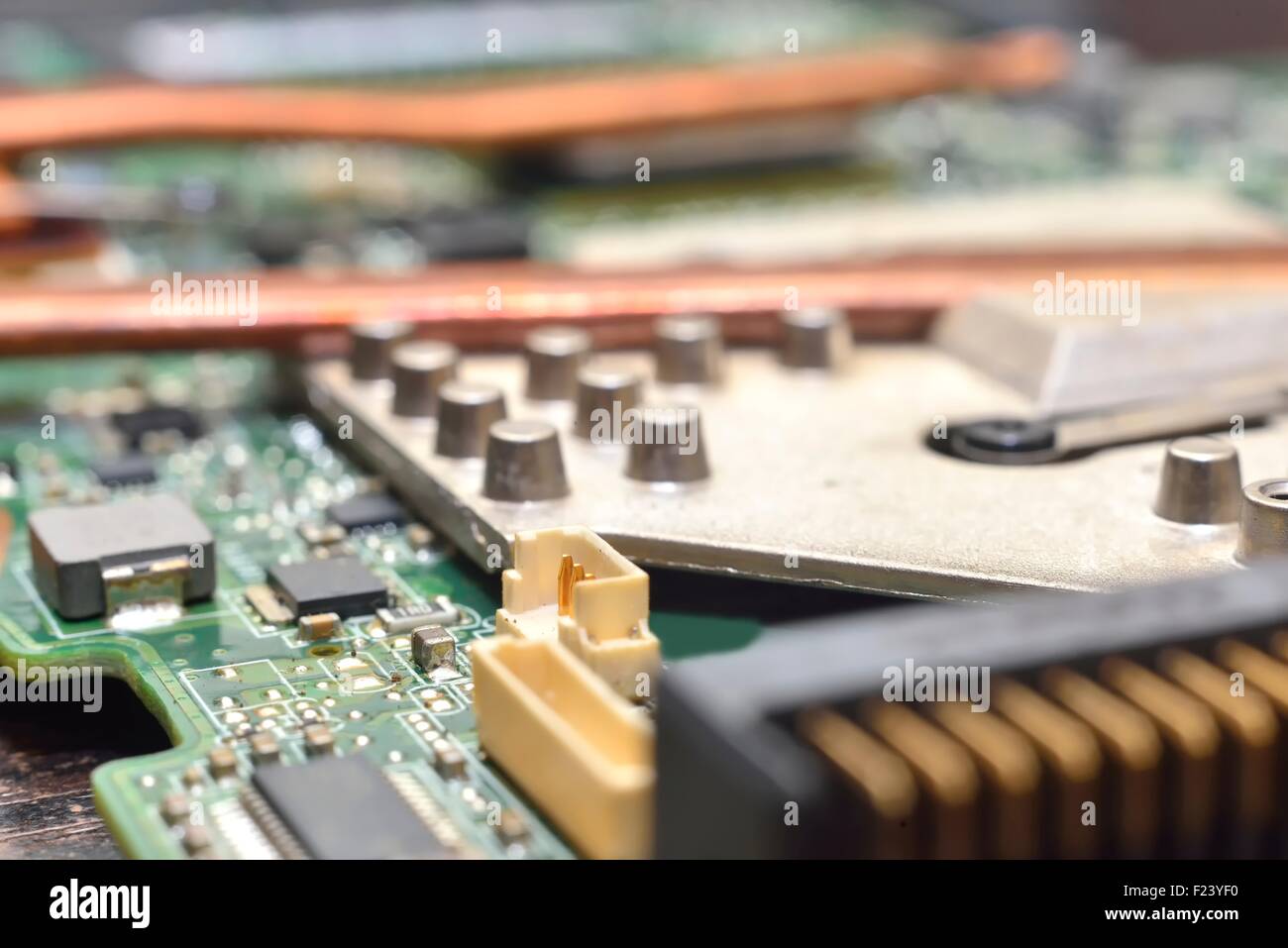 mounting radiator on motherboard (cooling cpu Stock Photo - Alamy