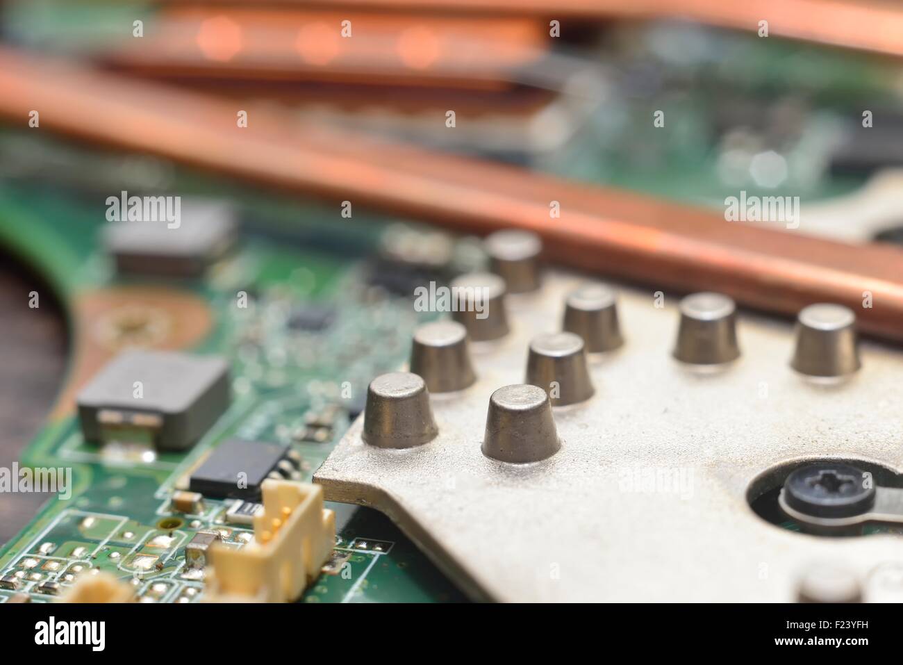 mounting radiator on motherboard (cooling cpu Stock Photo - Alamy