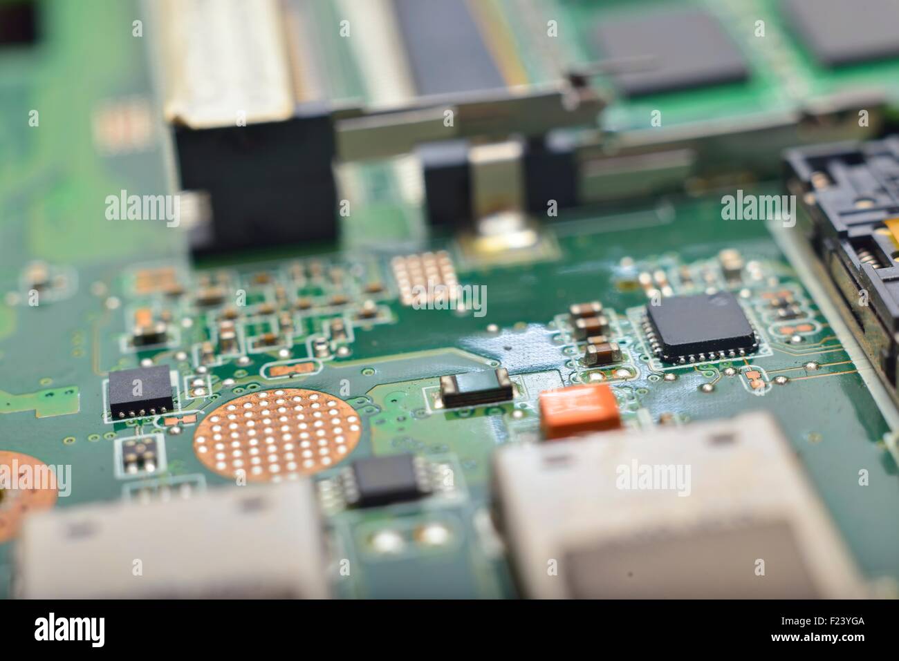 micro electronics develop and manufacturing background Stock Photo - Alamy