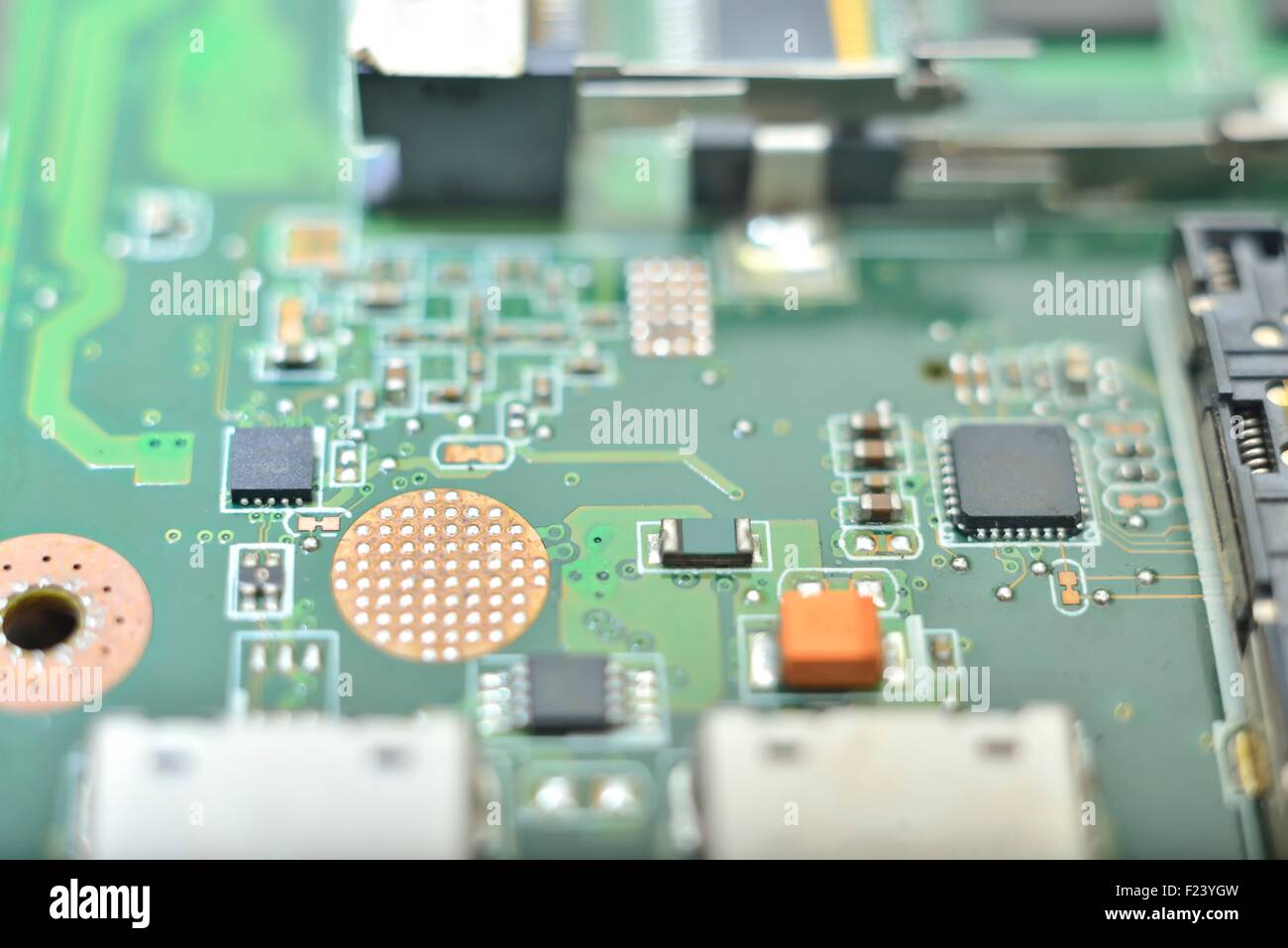 micro electronics develop and manufacturing background Stock Photo - Alamy