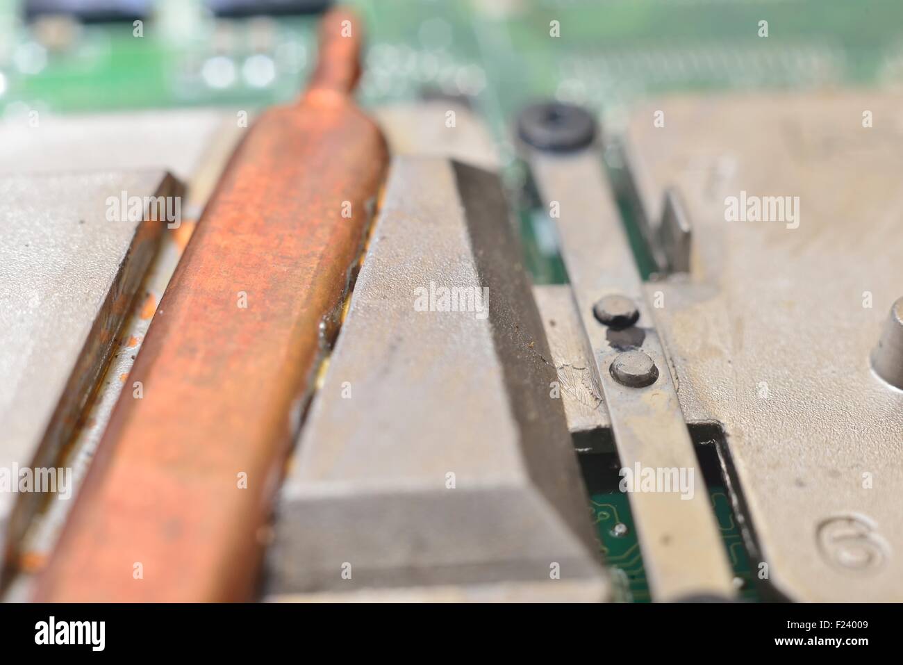 mounting radiator on motherboard (cooling cpu Stock Photo - Alamy