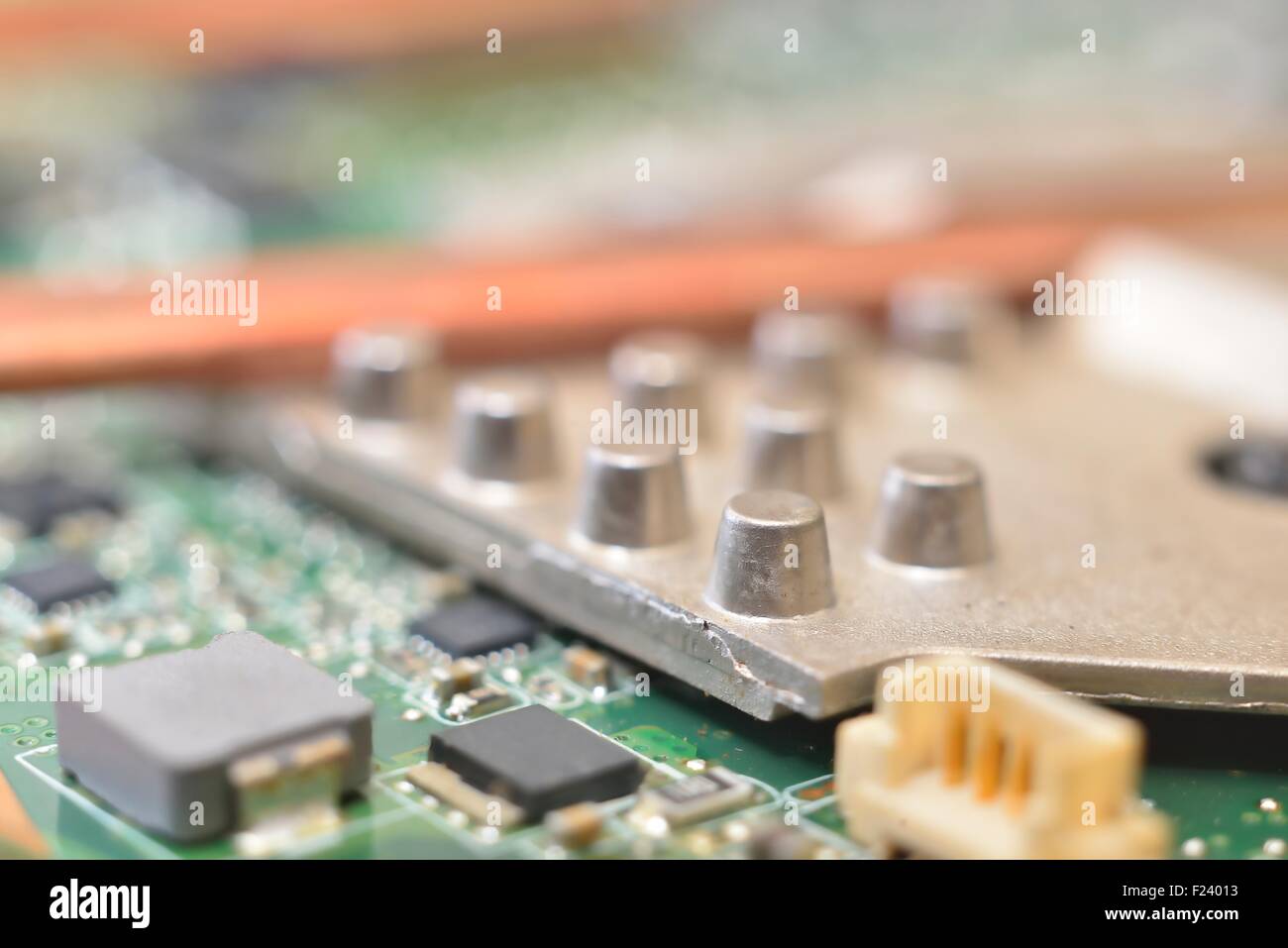mounting radiator on motherboard (cooling cpu Stock Photo - Alamy