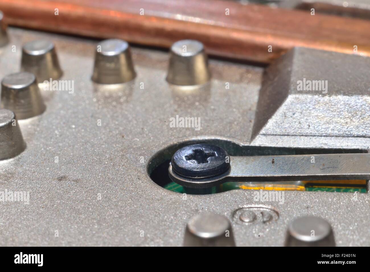 mounting radiator on matherboard (cooling cpu Stock Photo - Alamy