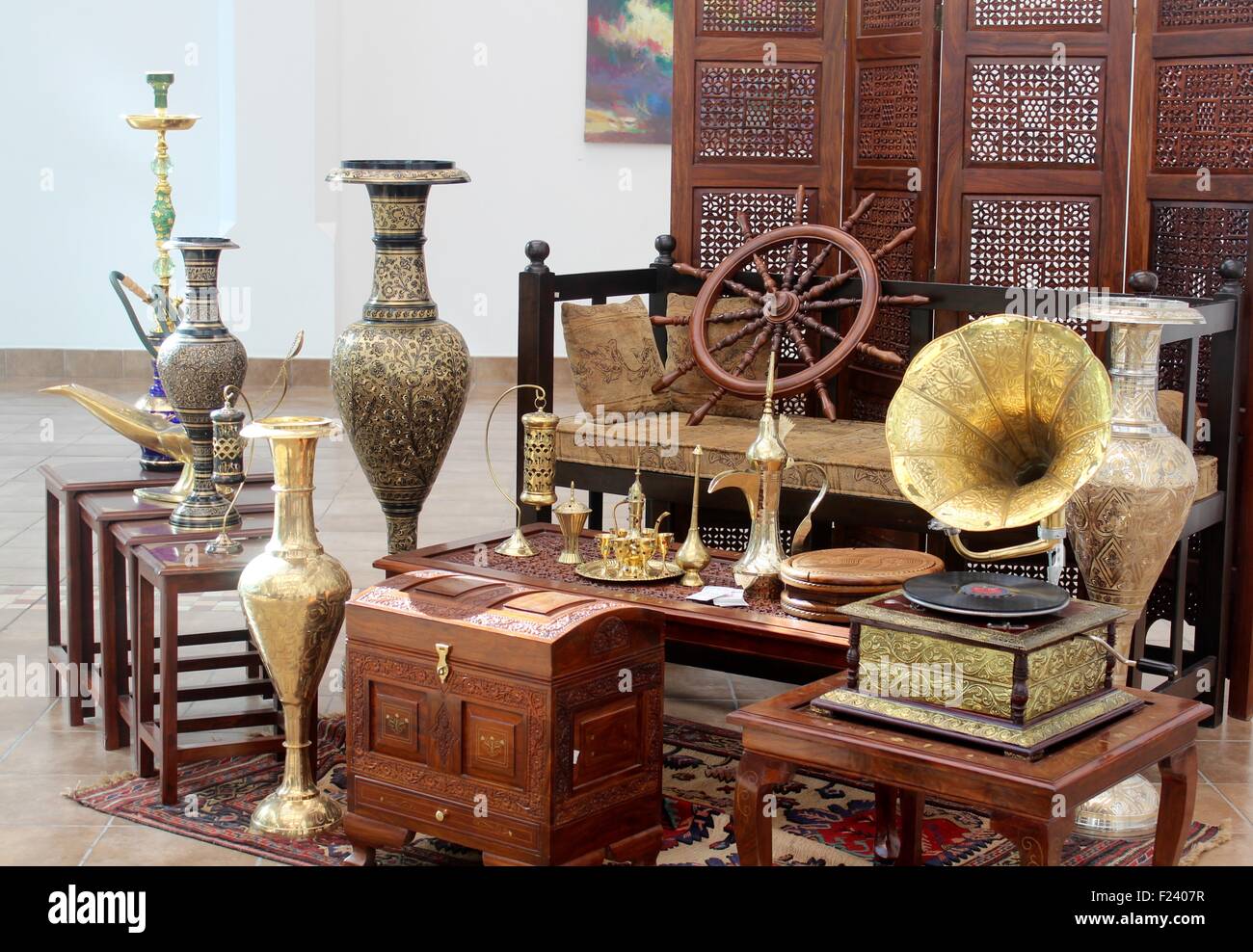 a variety of traditional stuff used in the past in the middle east ...