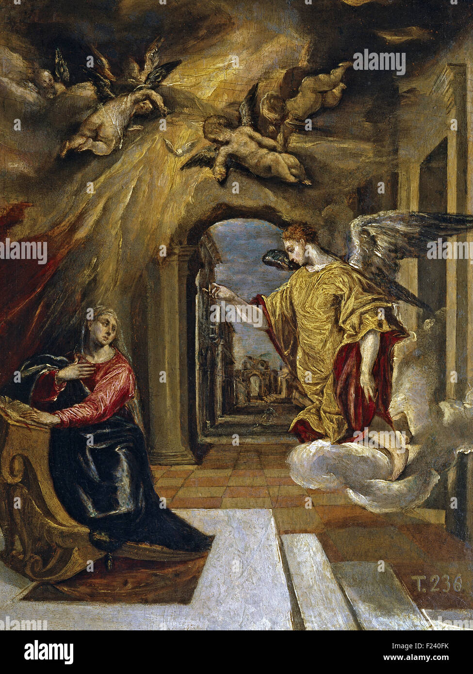 Annunciation el greco hi-res stock photography and images - Alamy
