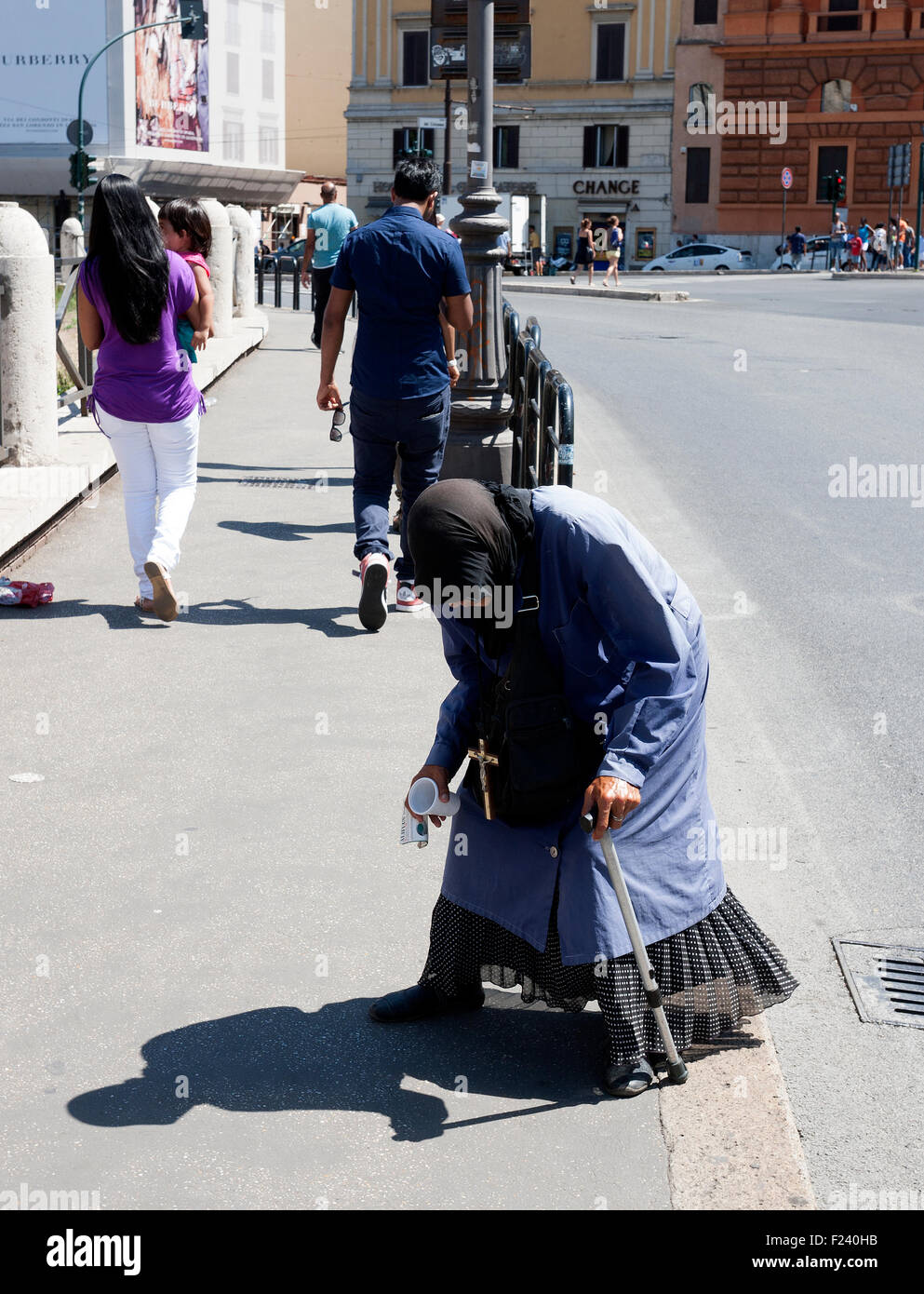 Beggar in rome hi-res stock photography and images - Alamy