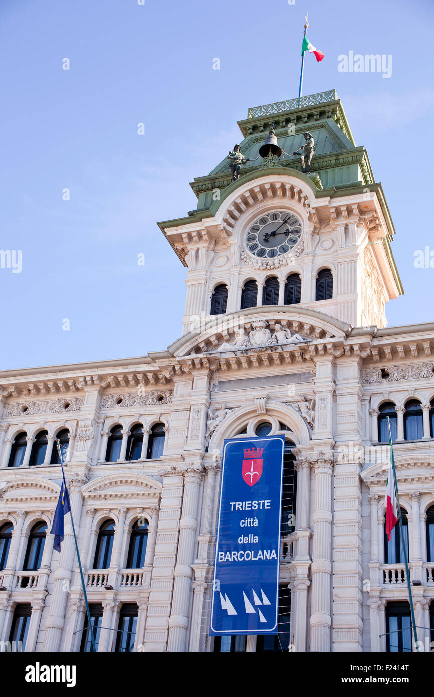 Town Hall in Trieste, Italy Stock Photo - Alamy
