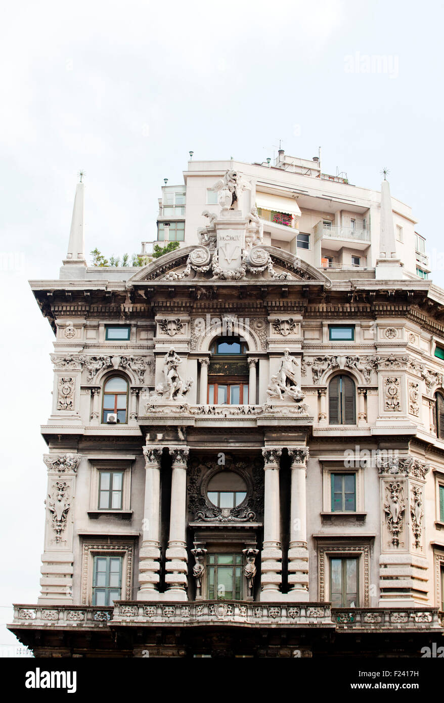 Old building in Trieste - Italy Stock Photo - Alamy