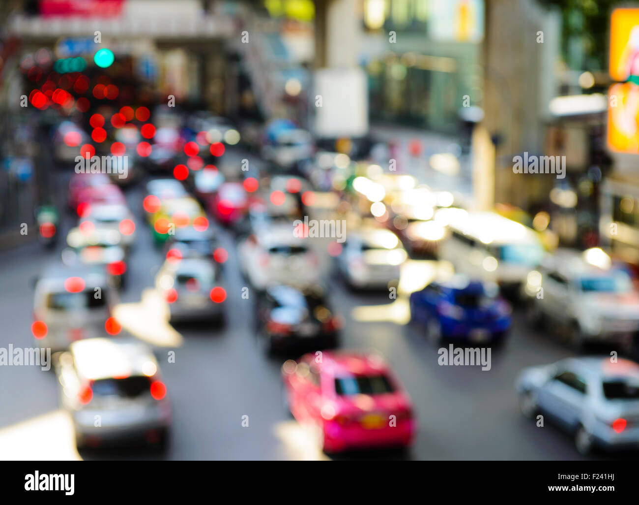 Cars in rush hour Stock Photo - Alamy