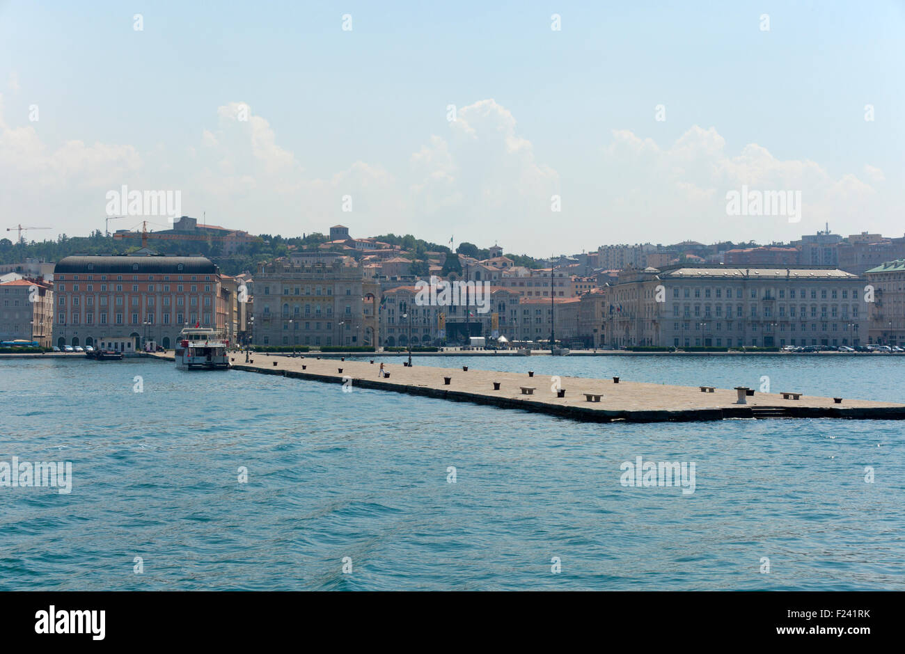 View of Molo Audace, Trieste - Italy Stock Photo - Alamy