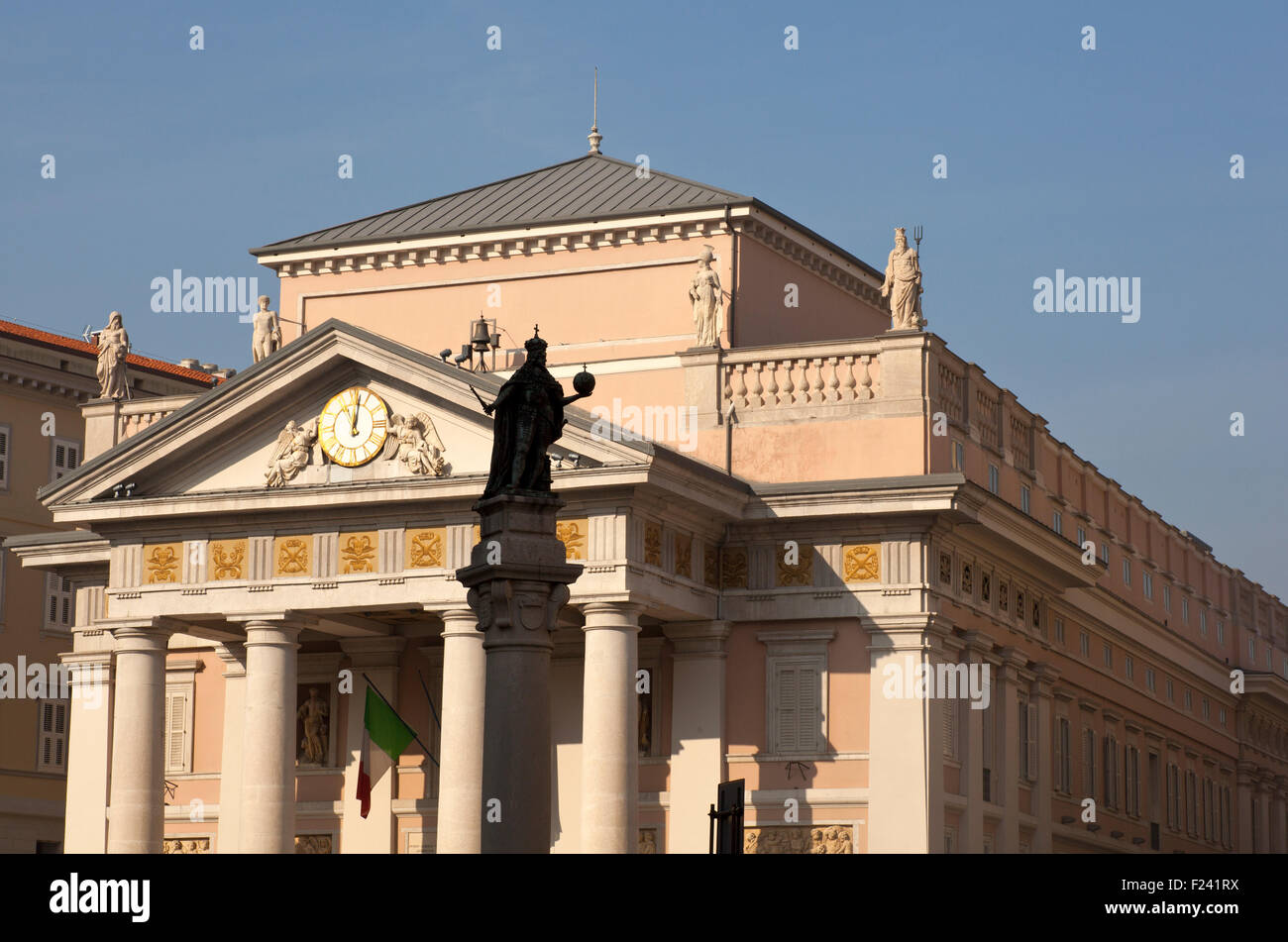 Stock exchange building, Trieste - Italy Stock Photo - Alamy