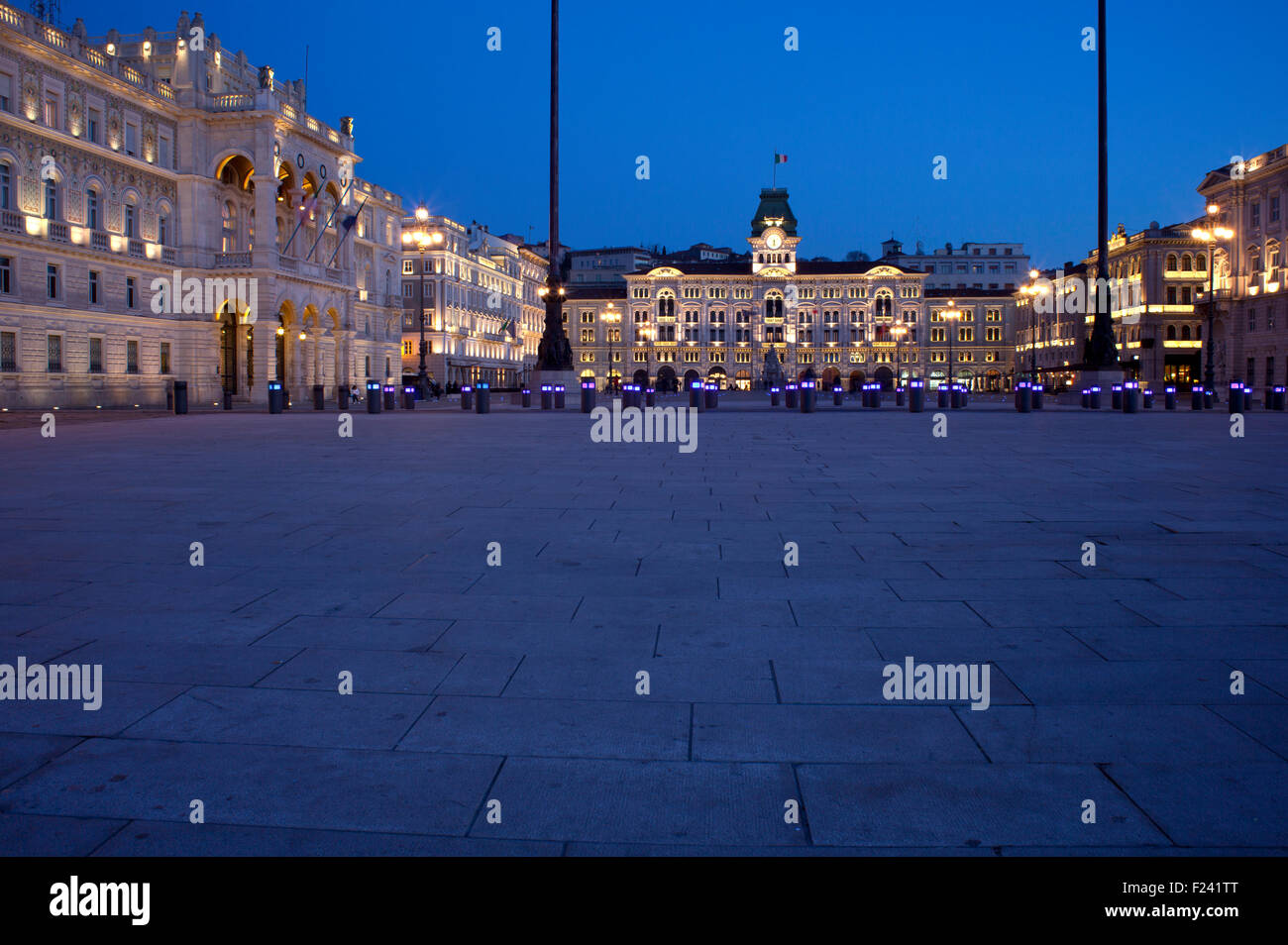 Piazza unità d'Italia, Trieste - Italy Stock Photo - Alamy