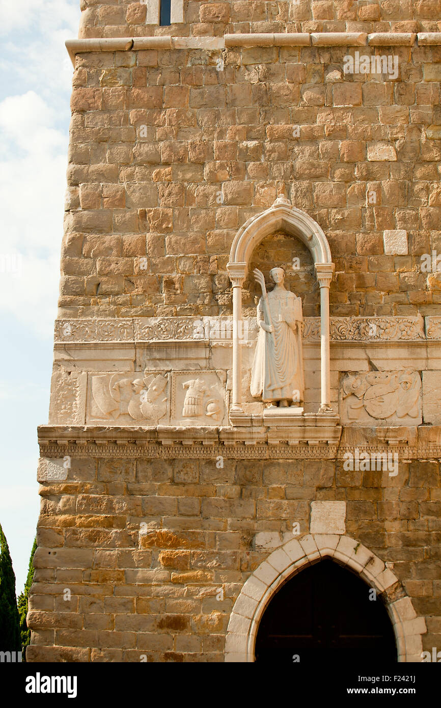 Statue in st giusto church hi-res stock photography and images - Alamy