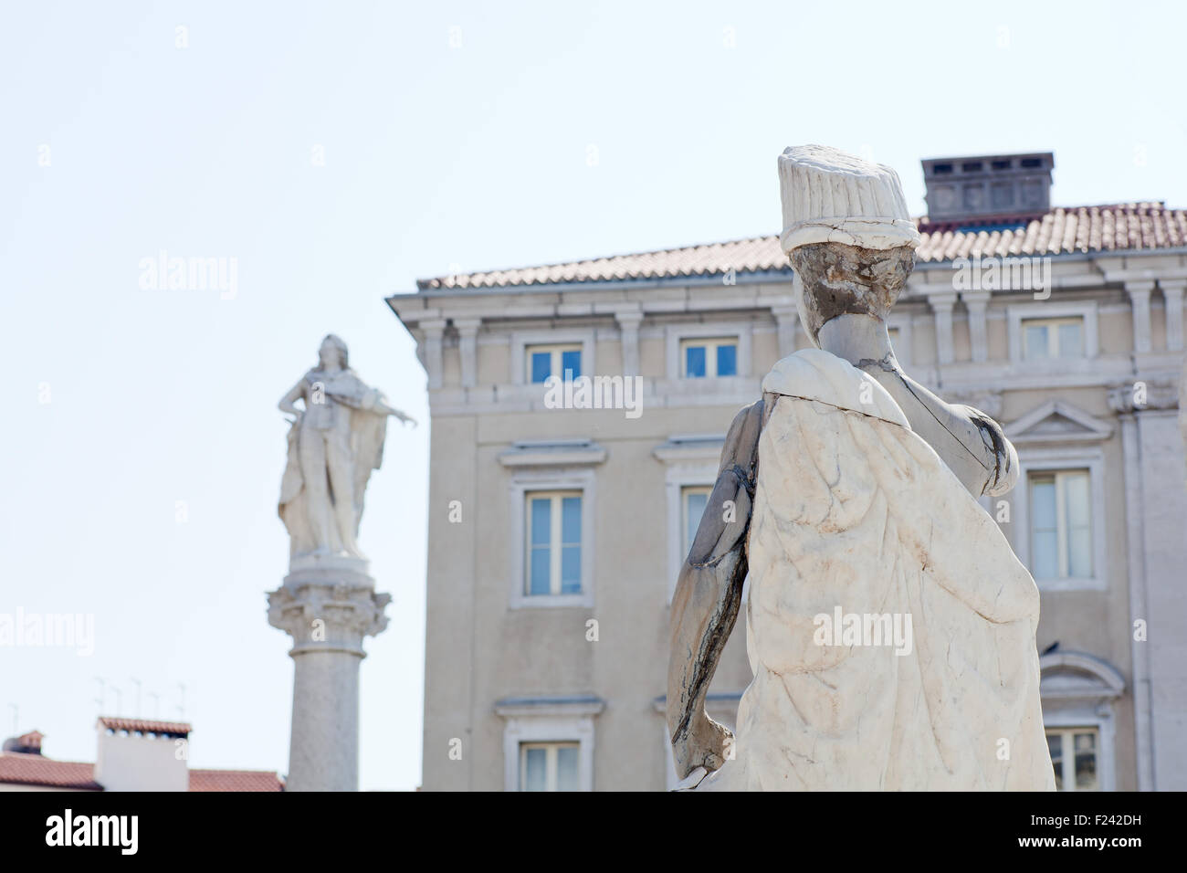 Statue In Piazza Unita Ditalia High Resolution Stock Photography and ...