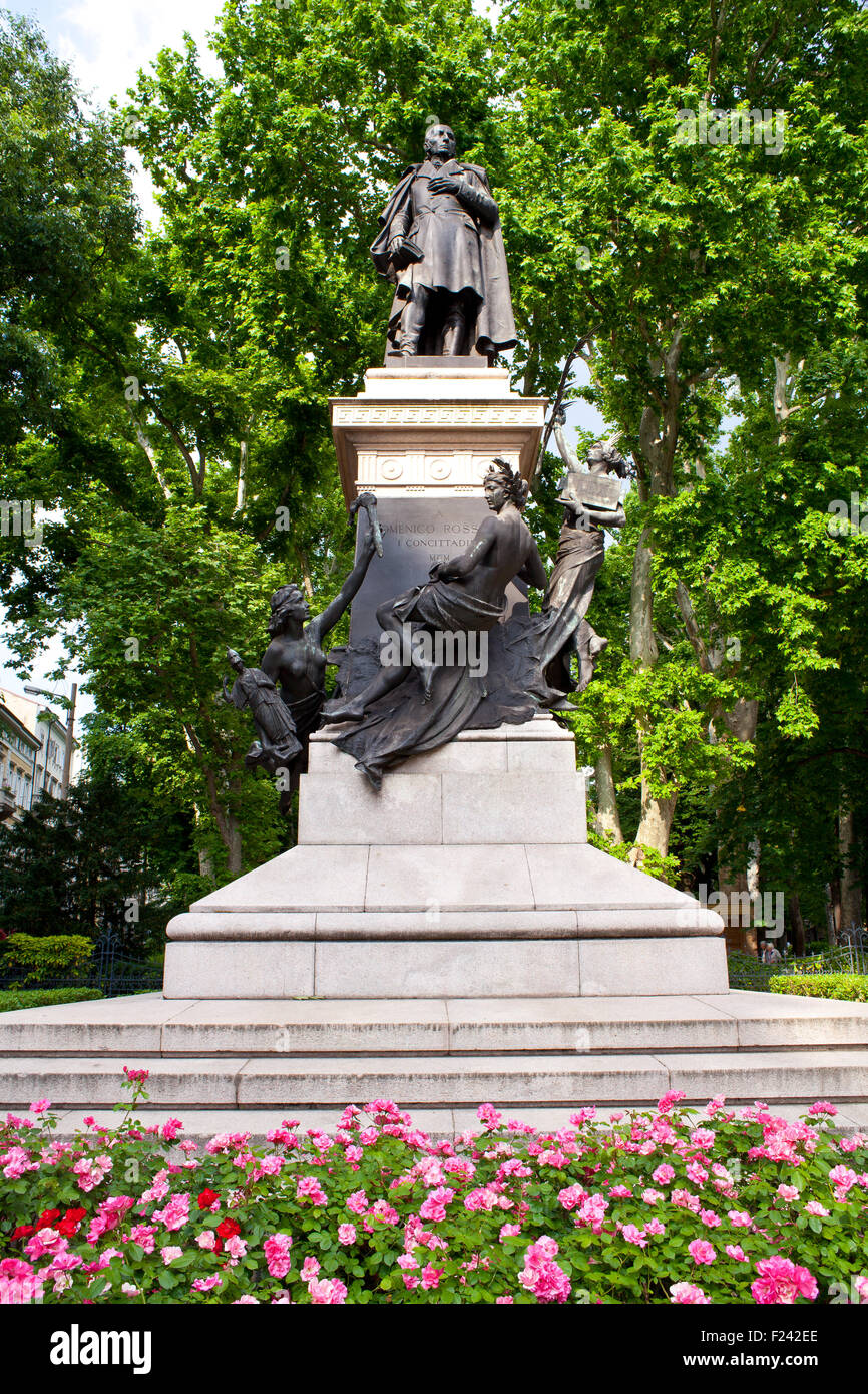 Domenico Rossetti monument, Trieste. Italy Stock Photo - Alamy