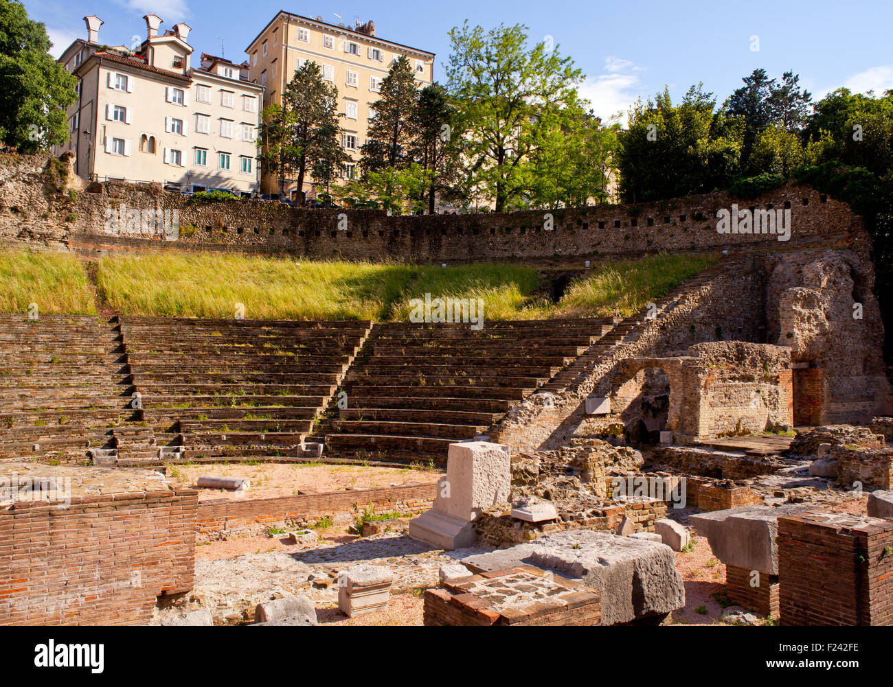 Roman Theater in Trieste, Italy Stock Photo - Alamy