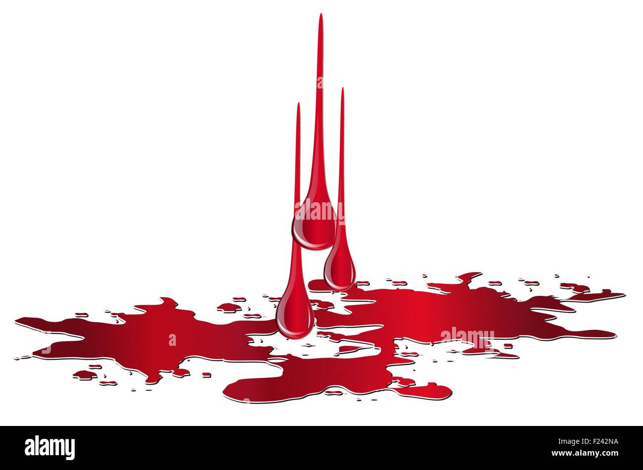 Creepy Dripping Blood Wallpaper