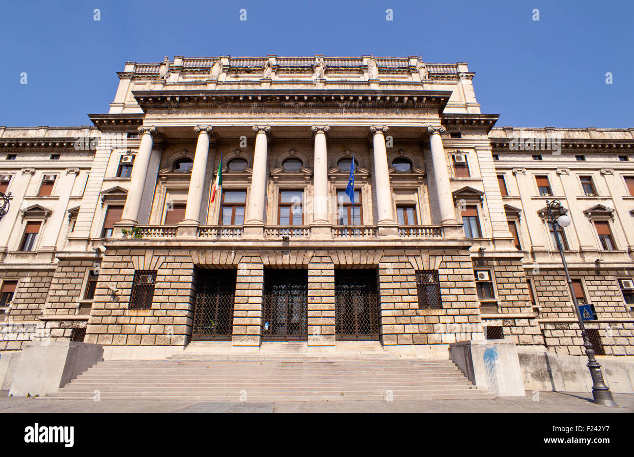 View of the courthouse Triste, Italy Stock Photo - Alamy