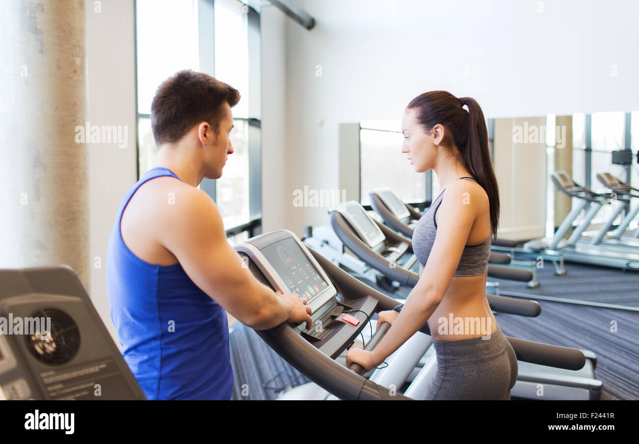 Fitness gym setting hi-res stock photography and images - Alamy